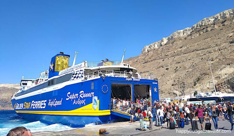 Athinios inter-Island Ferry Port Of Santorini is 8-kms from Thera. A ...